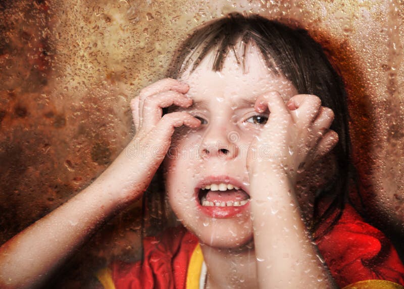 Sad lonely child. stock image. Image of grief, alone - 72408259