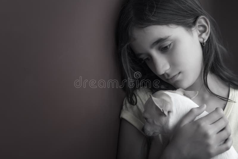 5+ Sad girl dog Free Stock Photos - StockFreeImages