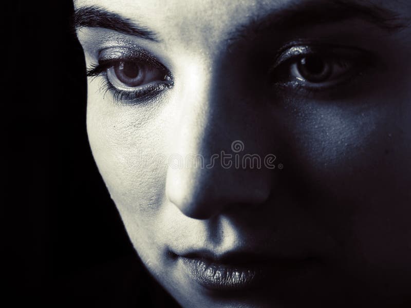 Sad look stock photo. Image of human, face, caucasian - 18475052