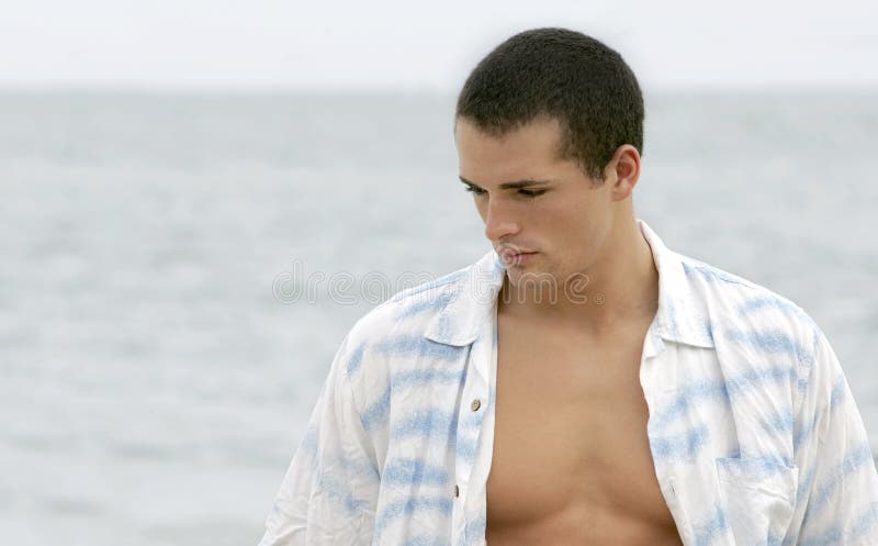 Sad looking man stock photo. Image of pensive, concept - 13384882