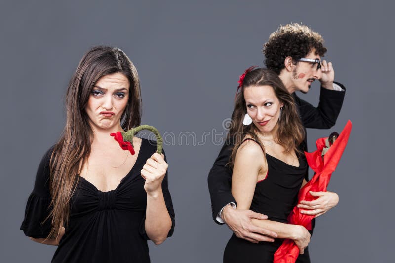 Sad loser in love stock photo. Image of expression, female - 29034438