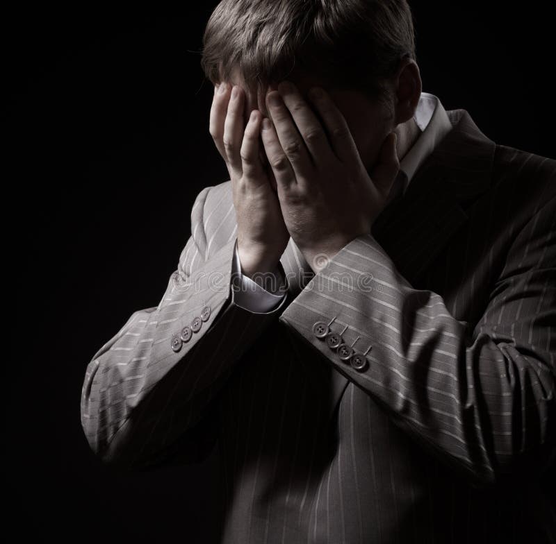 Upset angry sad man stock image. Image of afraid, closeup - 8886219