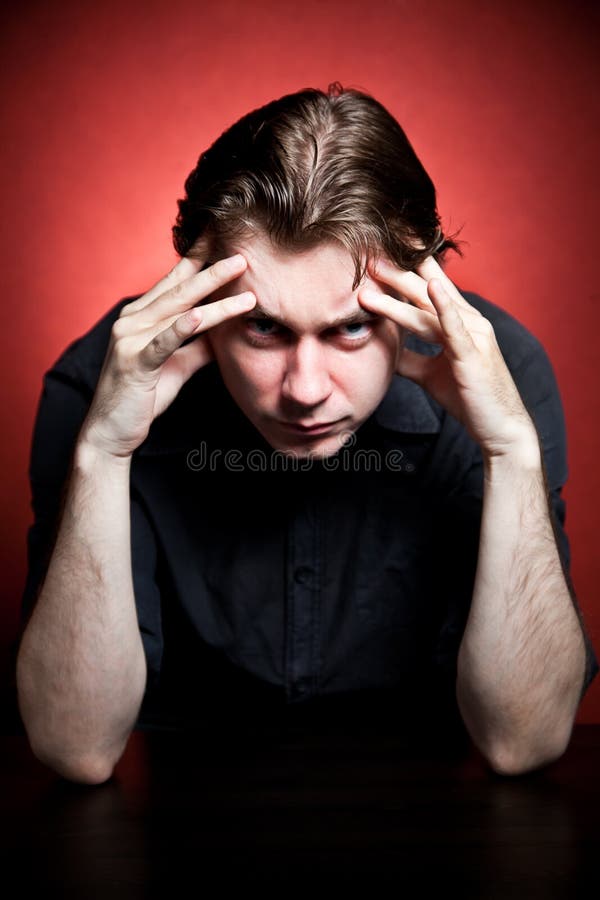 Sad man stock photo. Image of dramatic, disappointmant - 21211826
