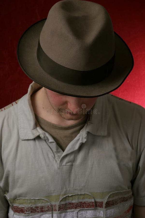 Sad man stock image. Image of isolated, brown, depression - 2302071