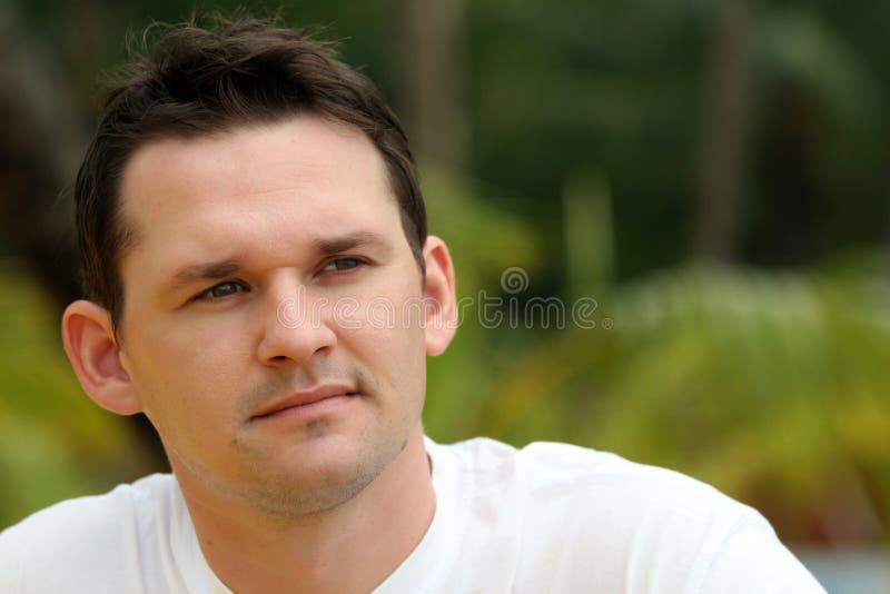 Sad man stock photo. Image of emotion, portrait, eyes - 8719106