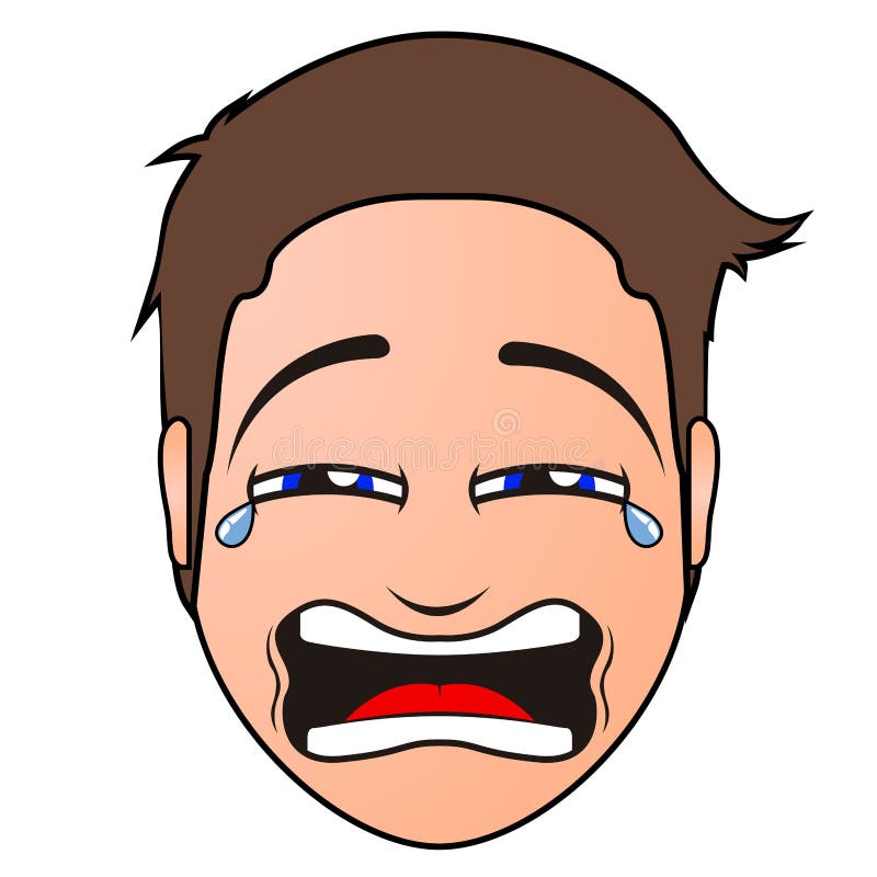 Isolated Crying Brain Cartoon Stock Vector - Illustration of clipart ...
