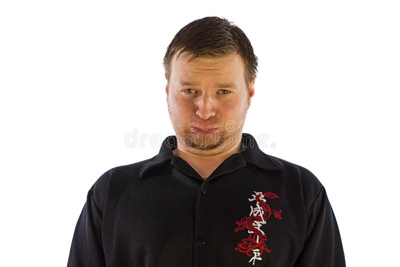Sad Man Cheeks Puffed Out Stock Photos - Free & Royalty-Free Stock ...