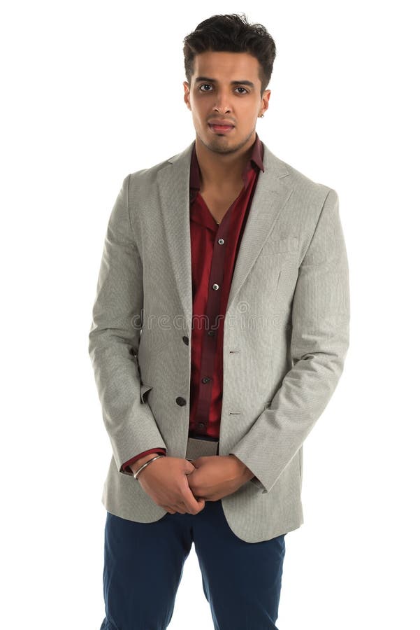 Sad man stock image. Image of grey, young, dark, handsome - 40891003