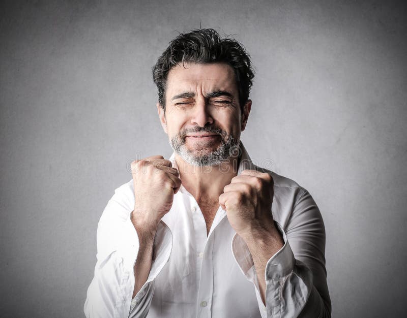 Sad man stock image. Image of happy, businesswoman, white - 41415447