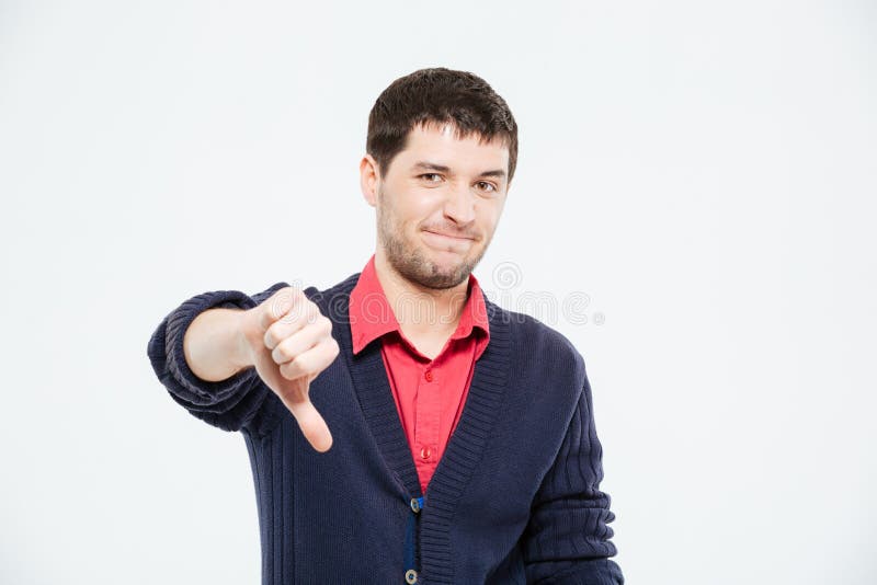 5,920 Sad Man Thumb Down Stock Photos - Free & Royalty-Free Stock ...