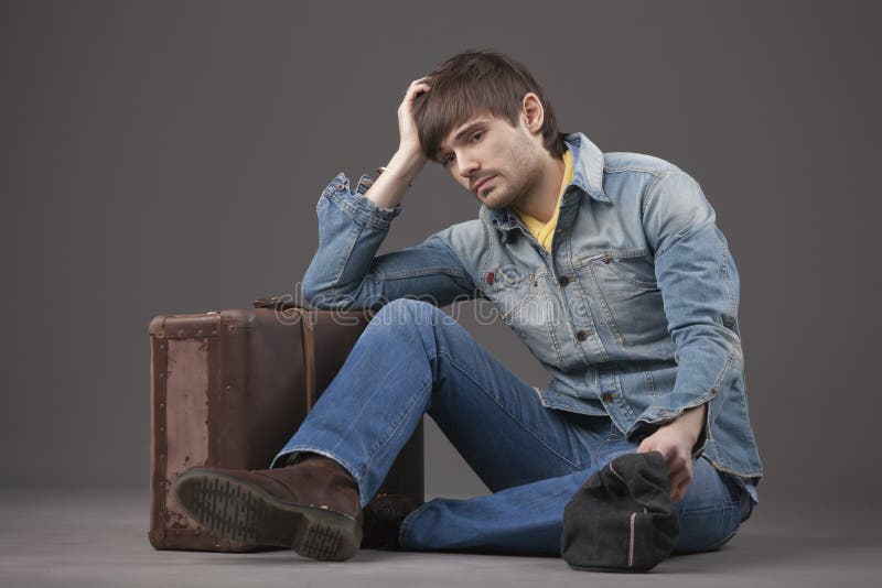 1,664 Sad Man Suitcase Stock Photos - Free & Royalty-Free Stock Photos ...