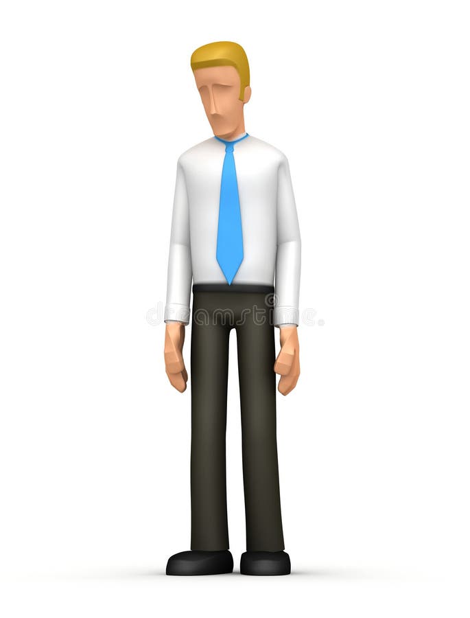 Sad manager stock illustration. Illustration of communication - 13010312