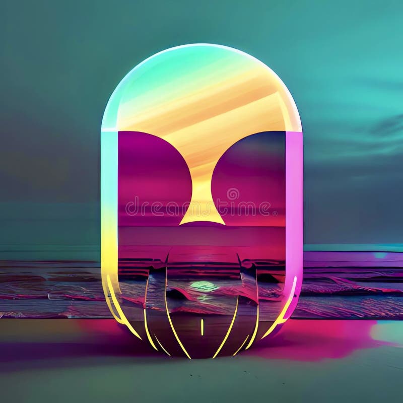 Sad Memories Abstract Expressionism Stock Illustration - Illustration ...