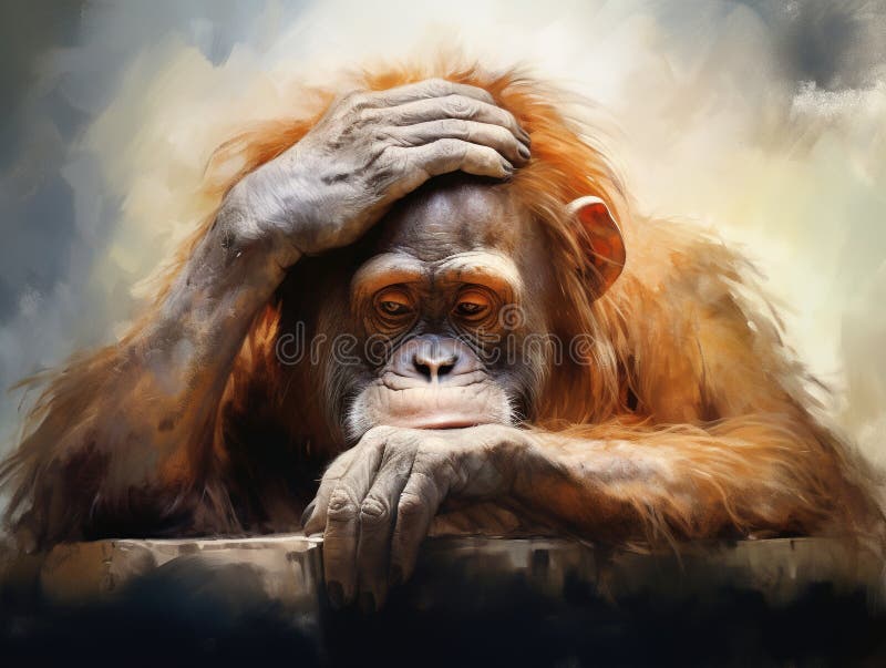 Sad Monkey Ai Stock Illustrations – 350 Sad Monkey Ai Stock Illustrations, Vectors & Clipart ...