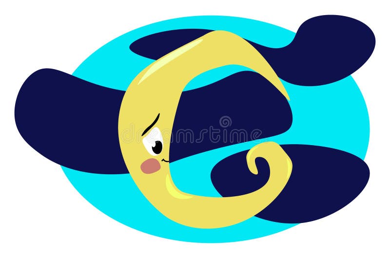 Sad Moon Stock Illustrations – 2,303 Sad Moon Stock Illustrations ...