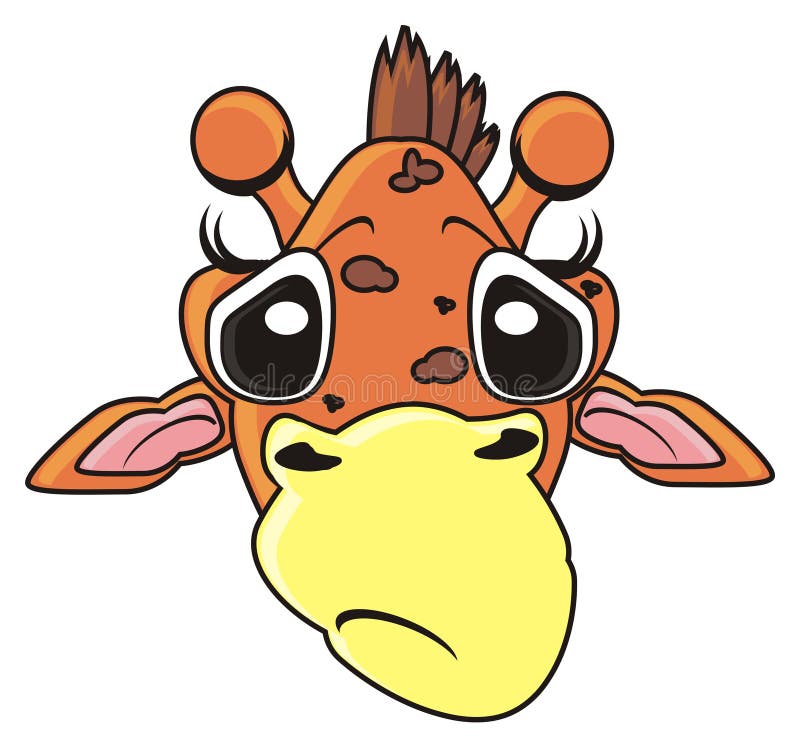 Crying Giraffe Cartoon