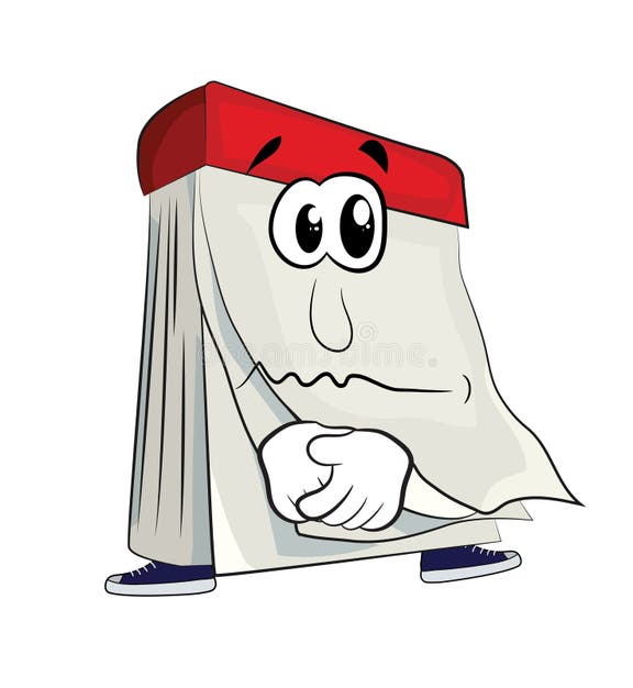 Sad notes cartoon stock illustration. Illustration of happy - 64849429