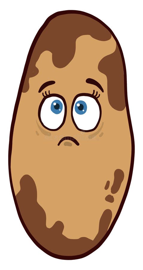 Sad Nut, Illustration, Vector Stock Vector - Illustration of healthy ...
