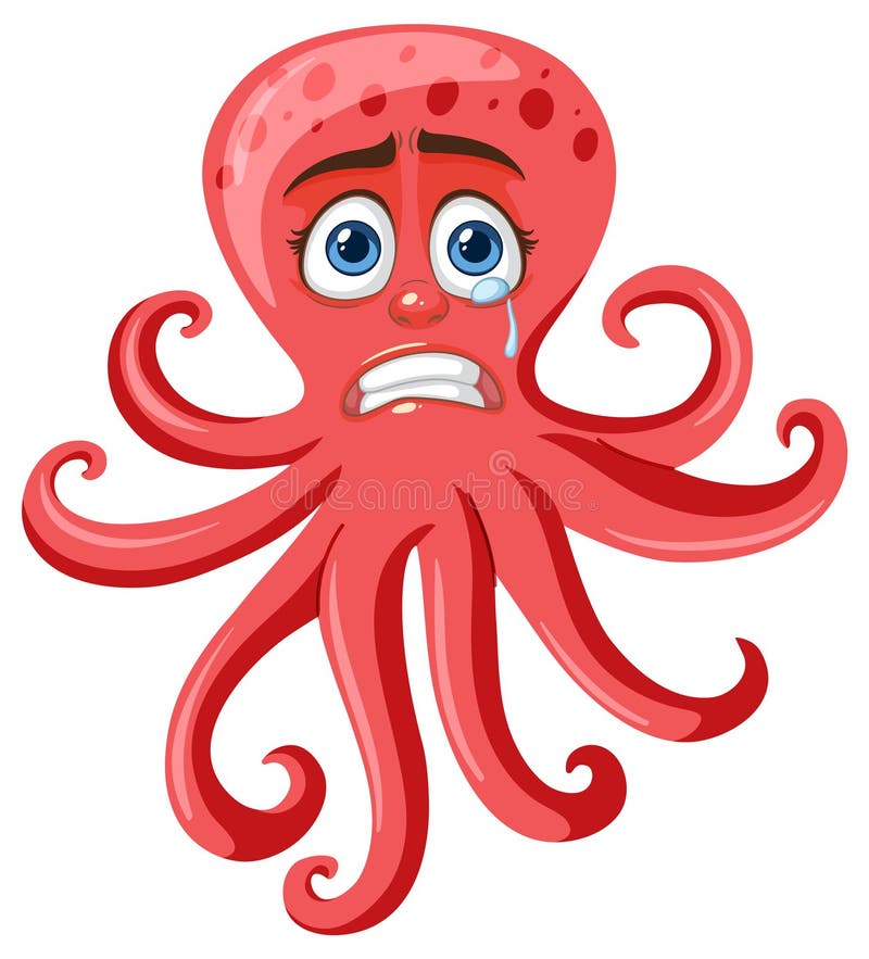 Sad Octopus Stock Illustrations – 231 Sad Octopus Stock Illustrations ...