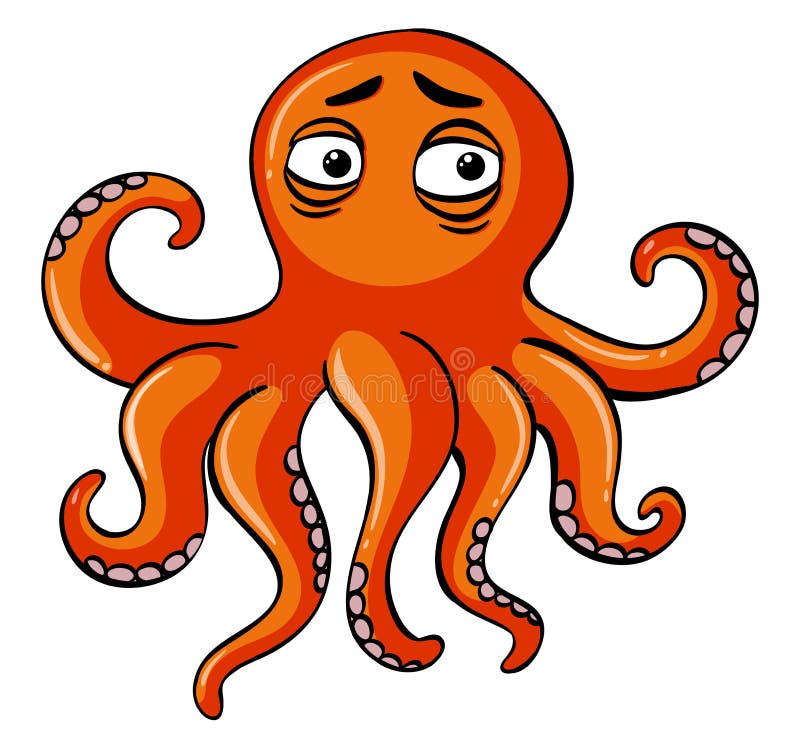 Sad Octopus Stock Illustrations – 203 Sad Octopus Stock Illustrations ...