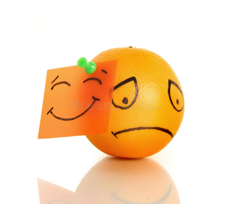 Orange Sad Face