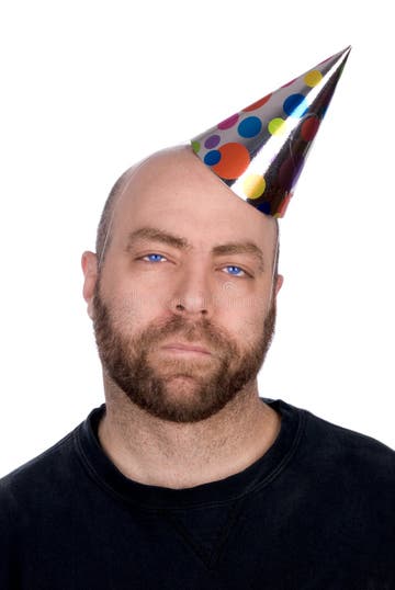 Sad party man stock photo. Image of festive, celebration - 2123036