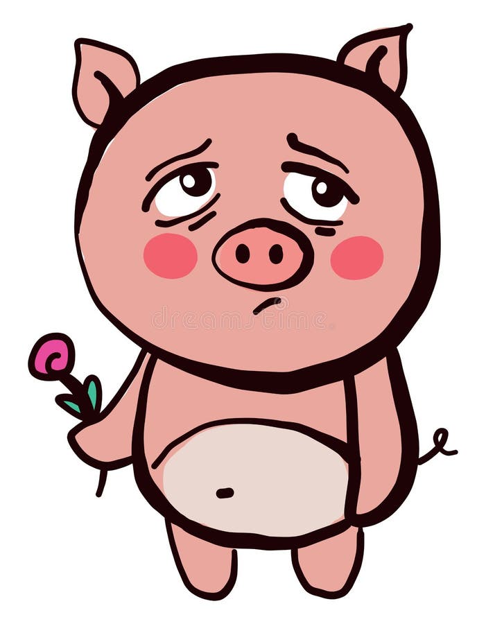 Sad Pig Stock Illustrations – 1,741 Sad Pig Stock Illustrations ...