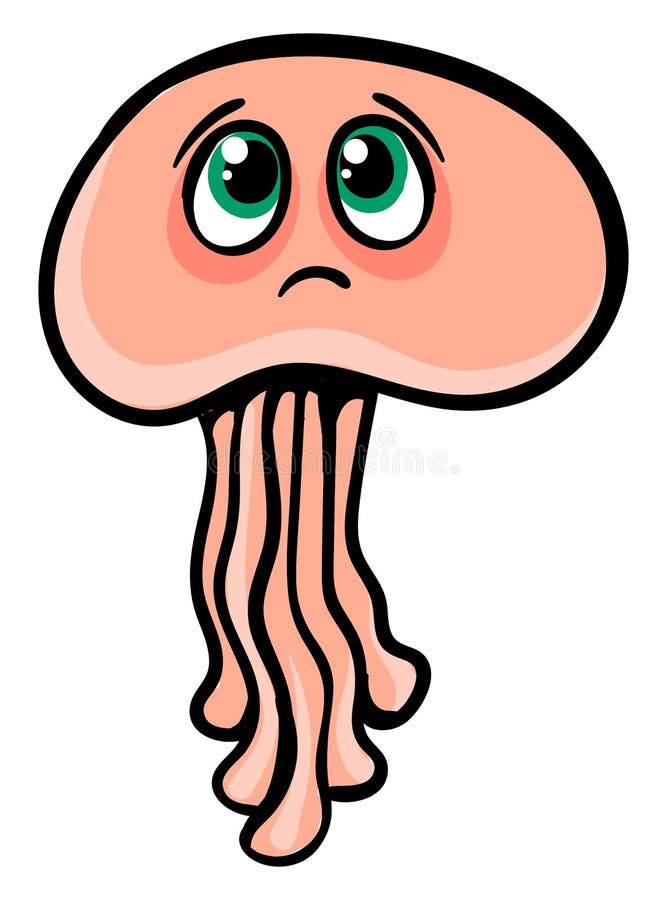 Jellyfish Sad Stock Illustrations – 79 Jellyfish Sad Stock ...