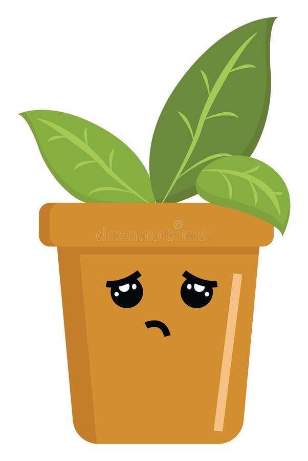 Sad Pot Plant Stock Illustrations – 257 Sad Pot Plant Stock ...