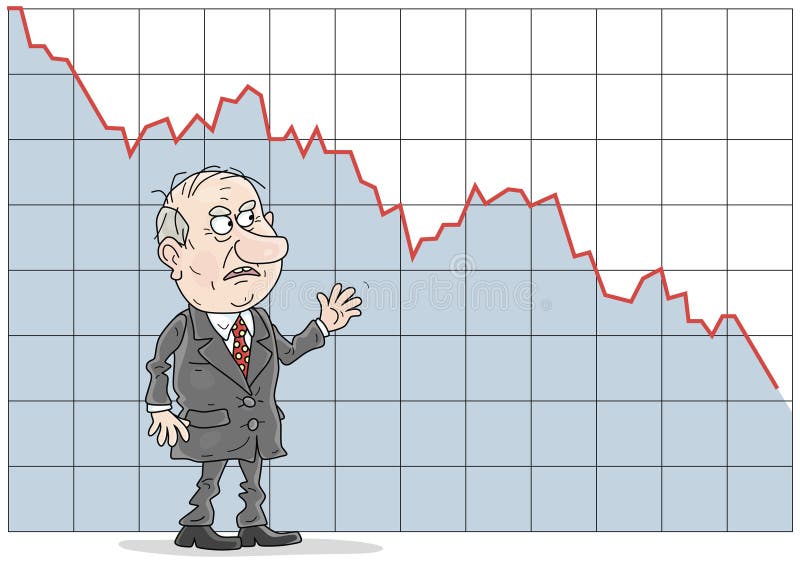 Falling Economic Indicators Stock Illustrations – 464 Falling Economic ...