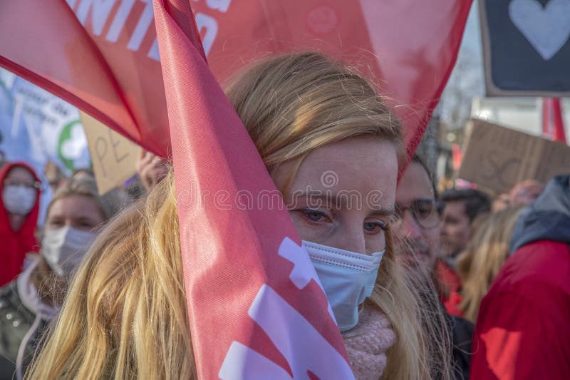 Sad Protester at the Niet Mijn Schuld Demonstration at Amsterdam the ...