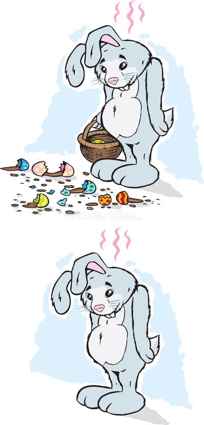 Sad Rabbit stock vector. Illustration of failure, ears - 34856081