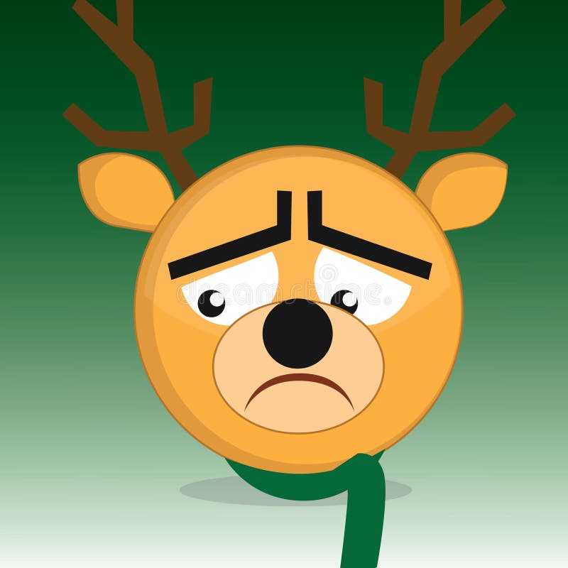 Reindeer Sad Stock Illustrations – 269 Reindeer Sad Stock Illustrations ...