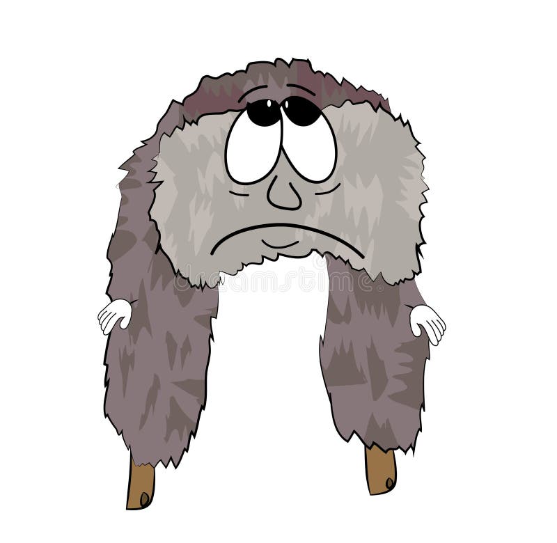 Russian fur hat cartoon stock illustration. Illustration of clipart ...