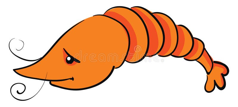 Sad Cartoon Squid stock vector. Illustration of clip - 47412520