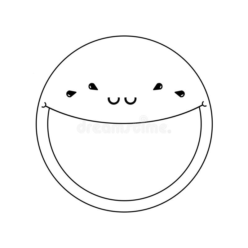 Sad smile illustration stock illustration. Illustration of isolated ...