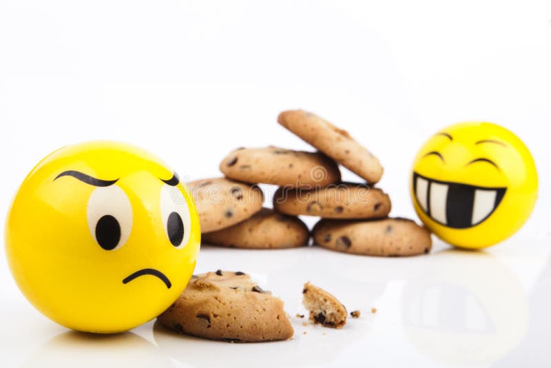 Sad Smiley stock image. Image of baked, bake, closeup - 48579417