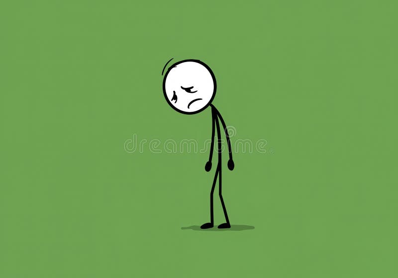 Cartoon Stick Looking Down Stock Illustrations – 62 Cartoon Stick ...