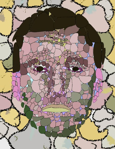 Sad stone face stock illustration. Illustration of lips - 35251206