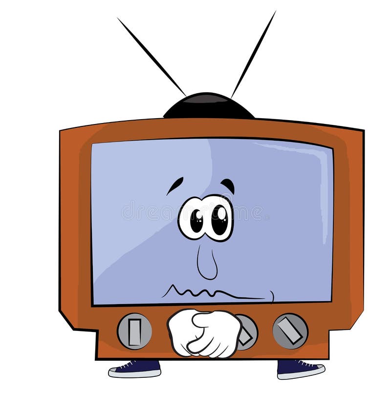 Sad Tv Stock Illustrations – 201 Sad Tv Stock Illustrations, Vectors ...