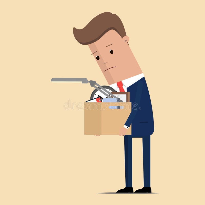 Depressed Fired Businessman Stock Illustrations – 559 Depressed Fired ...