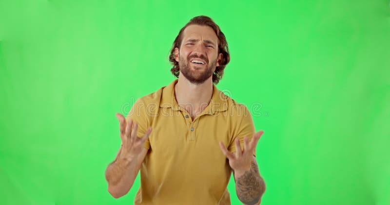 Green Screen Surprise, Doctor Face or Black Man Shocked Over Healthcare ...