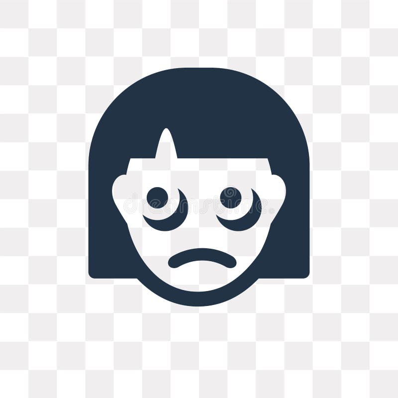 Sad Face Transparent Stock Illustrations – 859 Sad Face Transparent ...