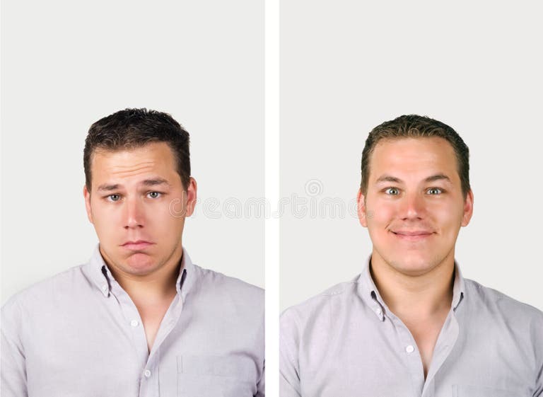 Sad versus happy stock photo. Image of happy, excited - 24221542
