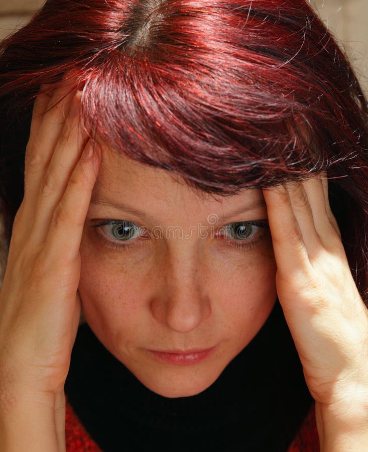 The sad woman stock photo. Image of person, woman, silence - 12287078