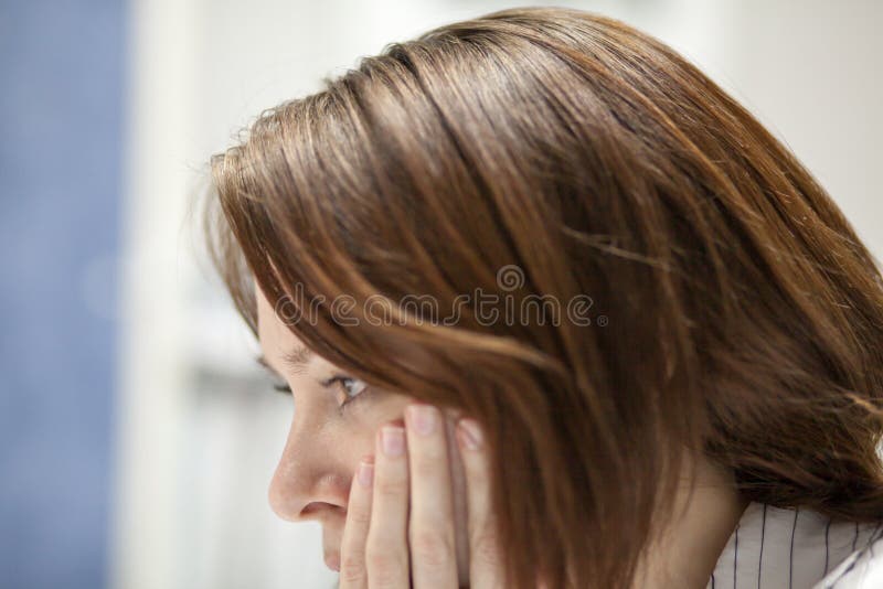 Sad Woman in Despair stock photo. Image of doldrums, despondent - 52837700