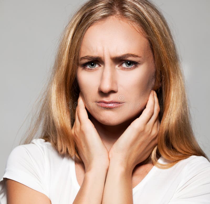 Sad woman. Problems stock image. Image of attractive - 49246645