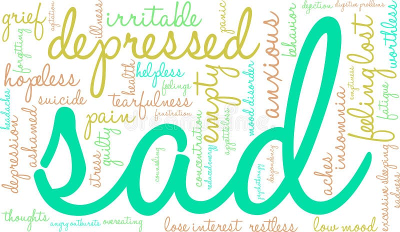 Sad Stock Illustrations – 98,882 Sad Stock Illustrations, Vectors ...