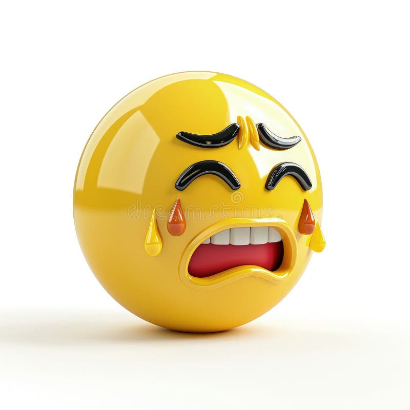 A Sad Yellow Ball stock photo. Image of play, soft, emotions - 309050612