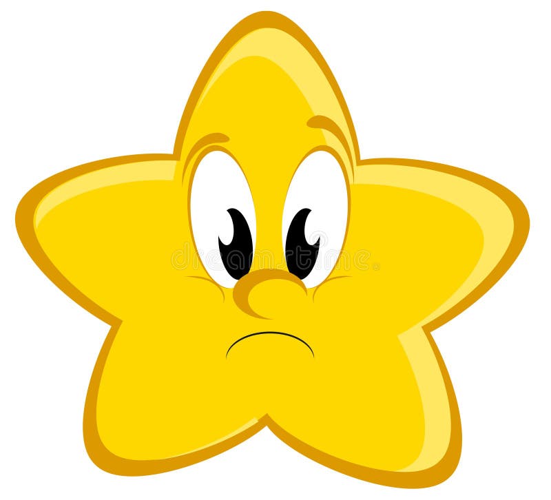 Sad Face Star Stock Illustrations – 887 Sad Face Star Stock ...